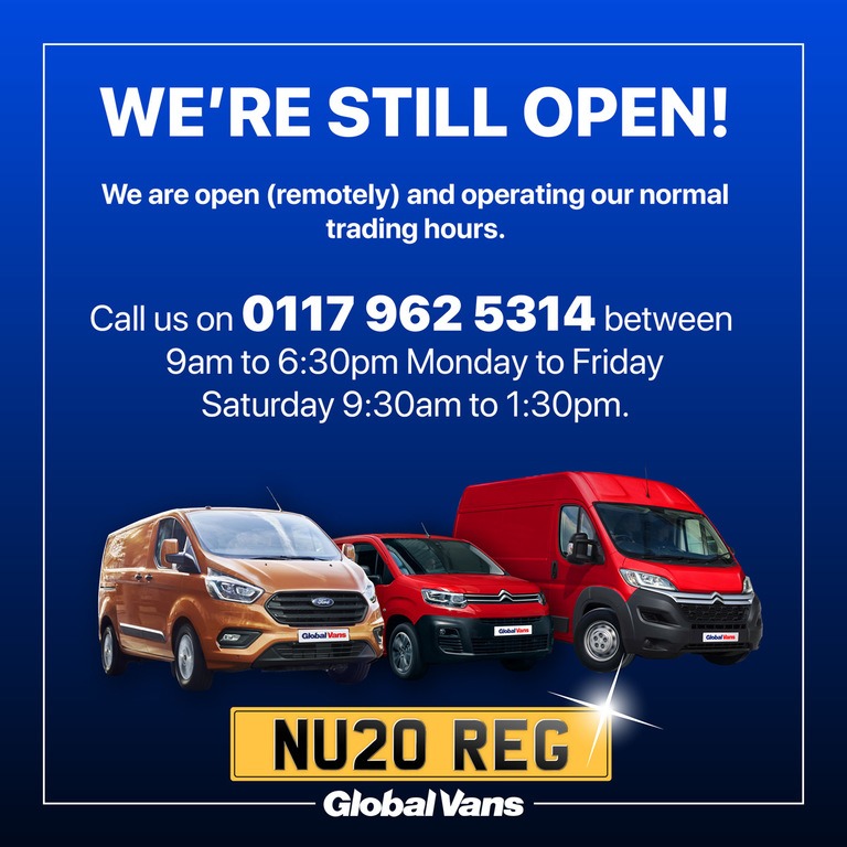 Special announcement update #2 - Leasing a Van with Global Vans