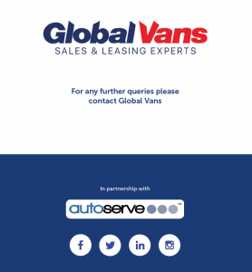 Service Plus - Leasing a Van with Global Vans